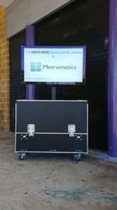Outdoor Portable Digital Signage - LCD Screen | MetroSpec